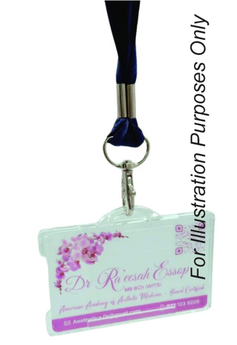 Clear Badge ID Card Holders | Glixie Media Online, Pro PixelsPrinting ...